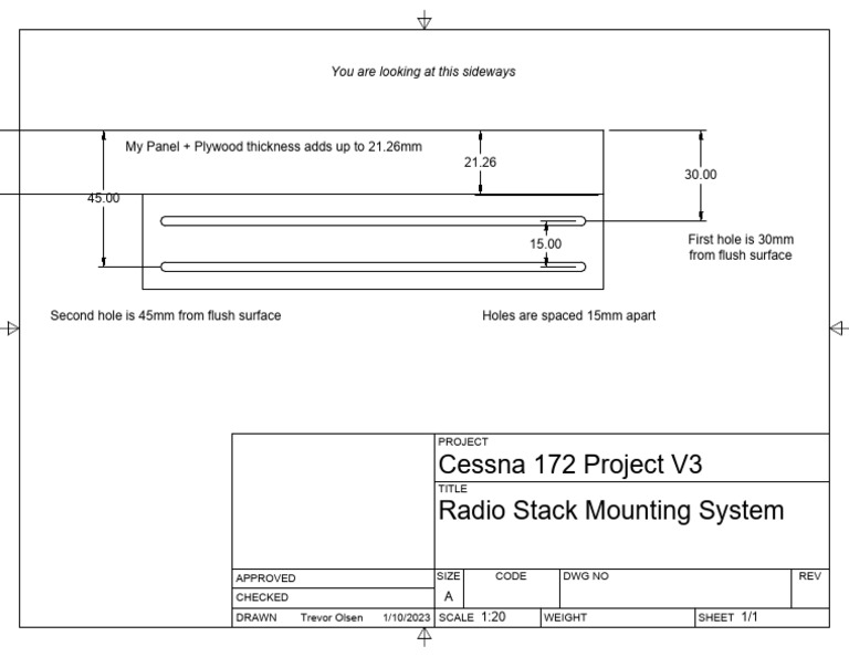 Cessna 172 Radio Stack Mount Design | PDF