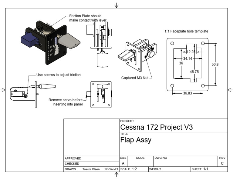 Version 2 Flap Assy Drawing | PDF