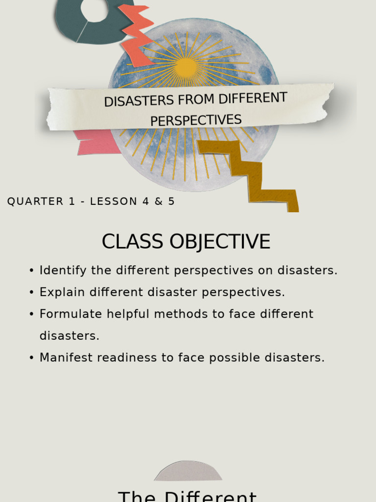Lesson 4 5 Copy Disasters From Different Perspectives | PDF | Pandemic ...