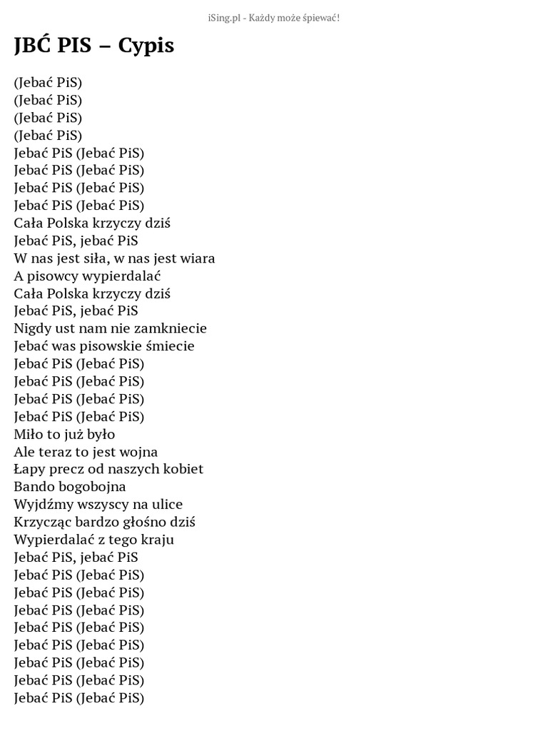 Tekst Cypis JBC Pis 24mn3x | PDF
