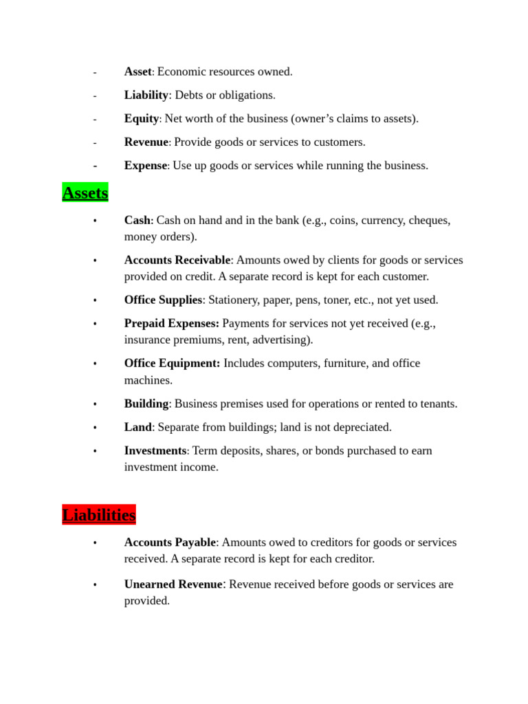 Business Financial Terms Explained | PDF
