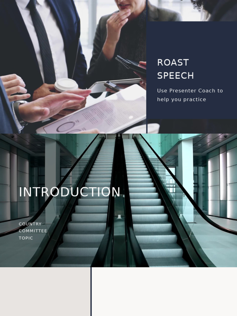 Roast Speech Practice With Presenter Coach | PDF