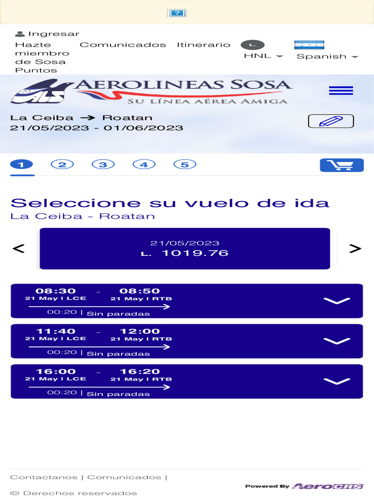 Aerolineas Sosa | PDF
