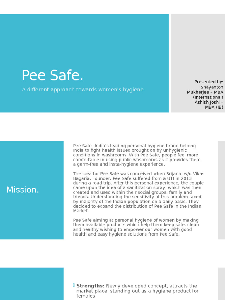 POM Assignment (Pee Safe) | PDF | Brand | Digital Marketing