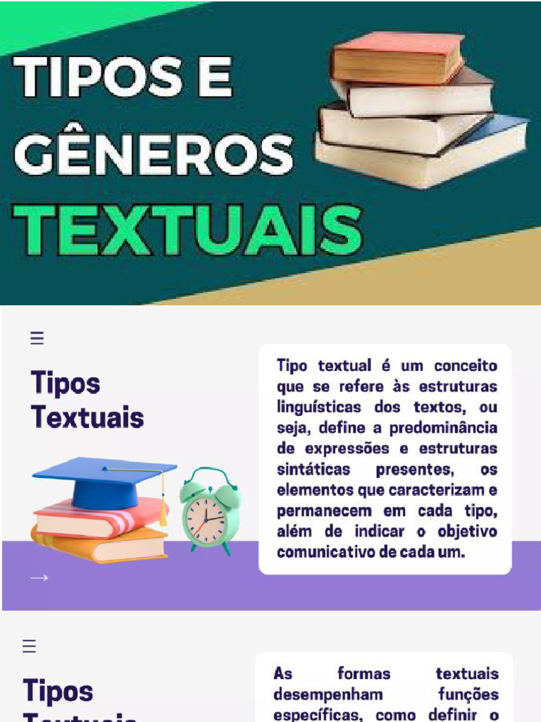 TIPOS E GÊNEROS-2 | PDF