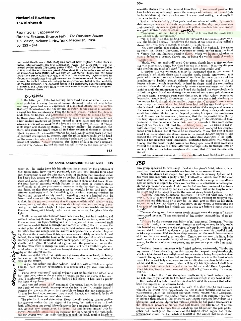 04 Hawthorne Birthmark | PDF