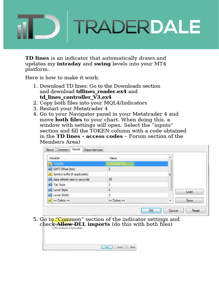 TD Lines V3 Instructions | PDF