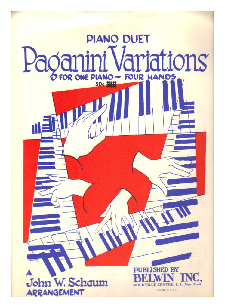 Paganini Variations - John Schaum | PDF