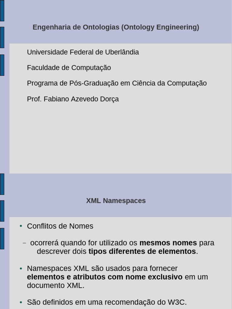Aula03 XML Namespaces XSLT XPath | PDF | XSLT | Identificador de ...
