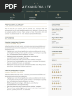 Resume Template Jennifer | PDF | Résumé | Copyright