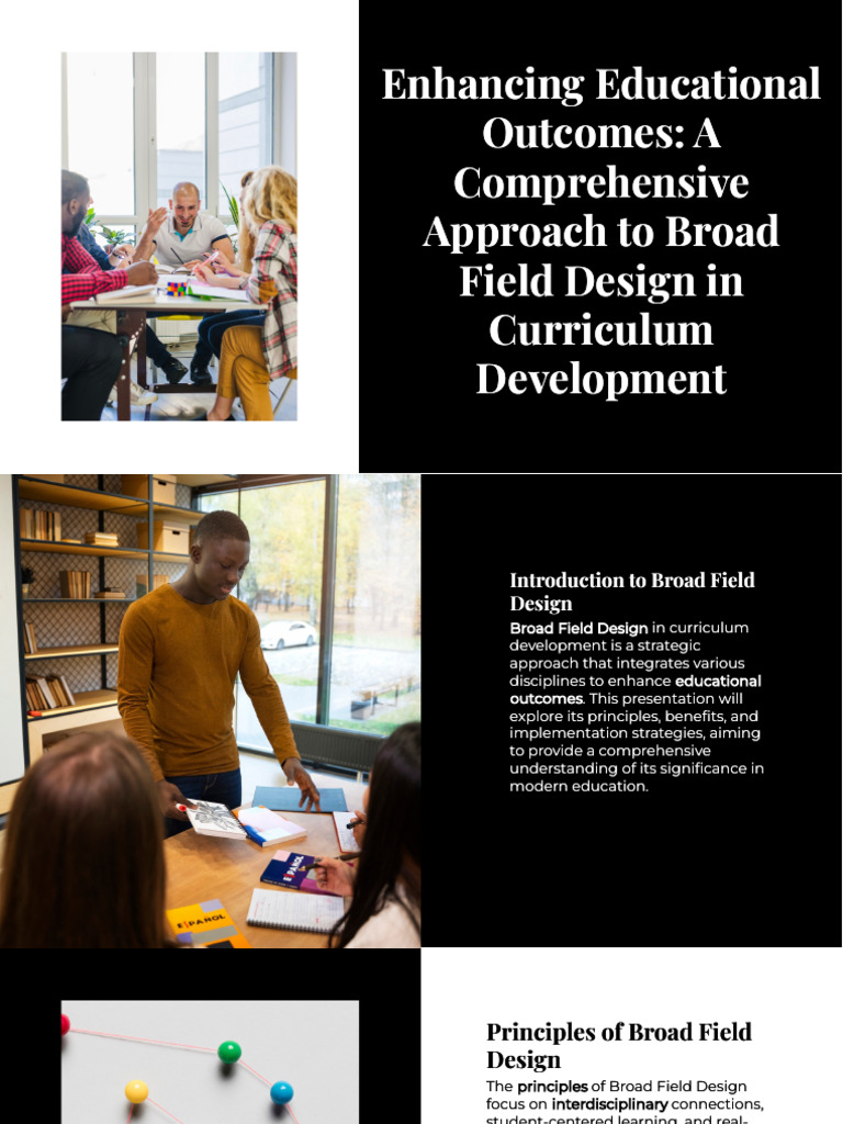 Broad Field Design for Educators | PDF