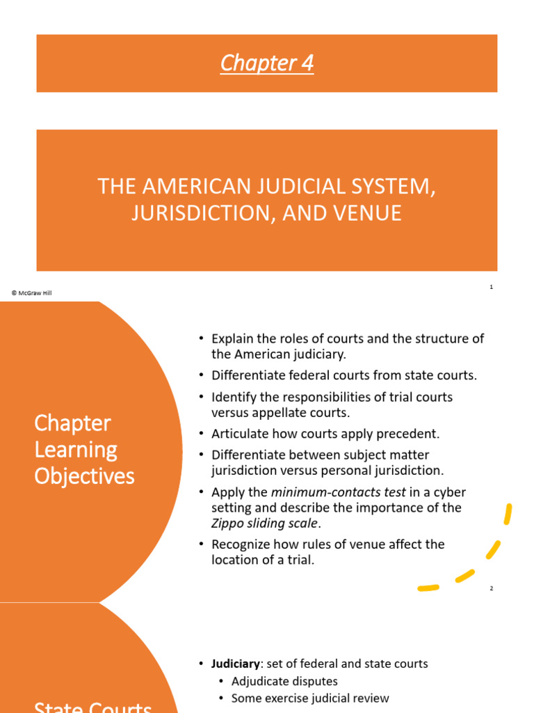 American Judicial System Overview | PDF | State Court (United States ...
