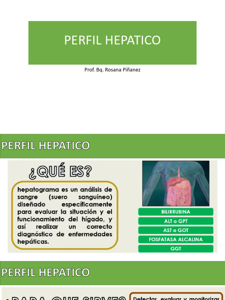 PERFIL HEPATICO | PDF