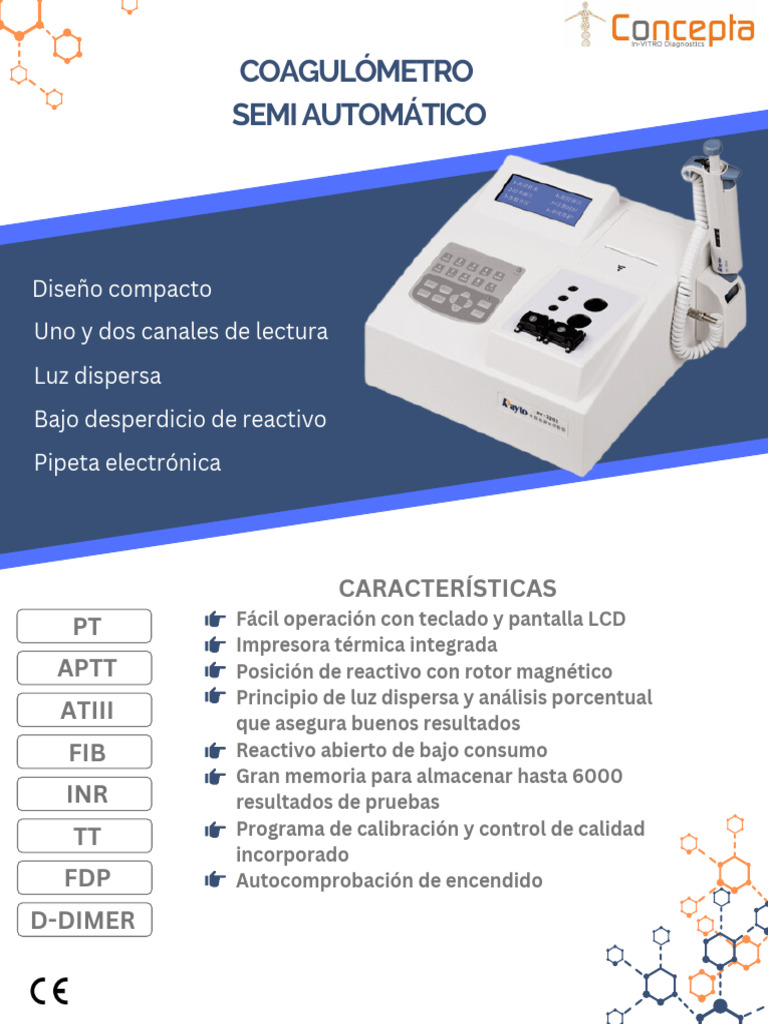 Coagulómetro Semi Automático Compacto | PDF