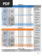NTU Academic Calendar 2025-26 | PDF | Observances | Academia