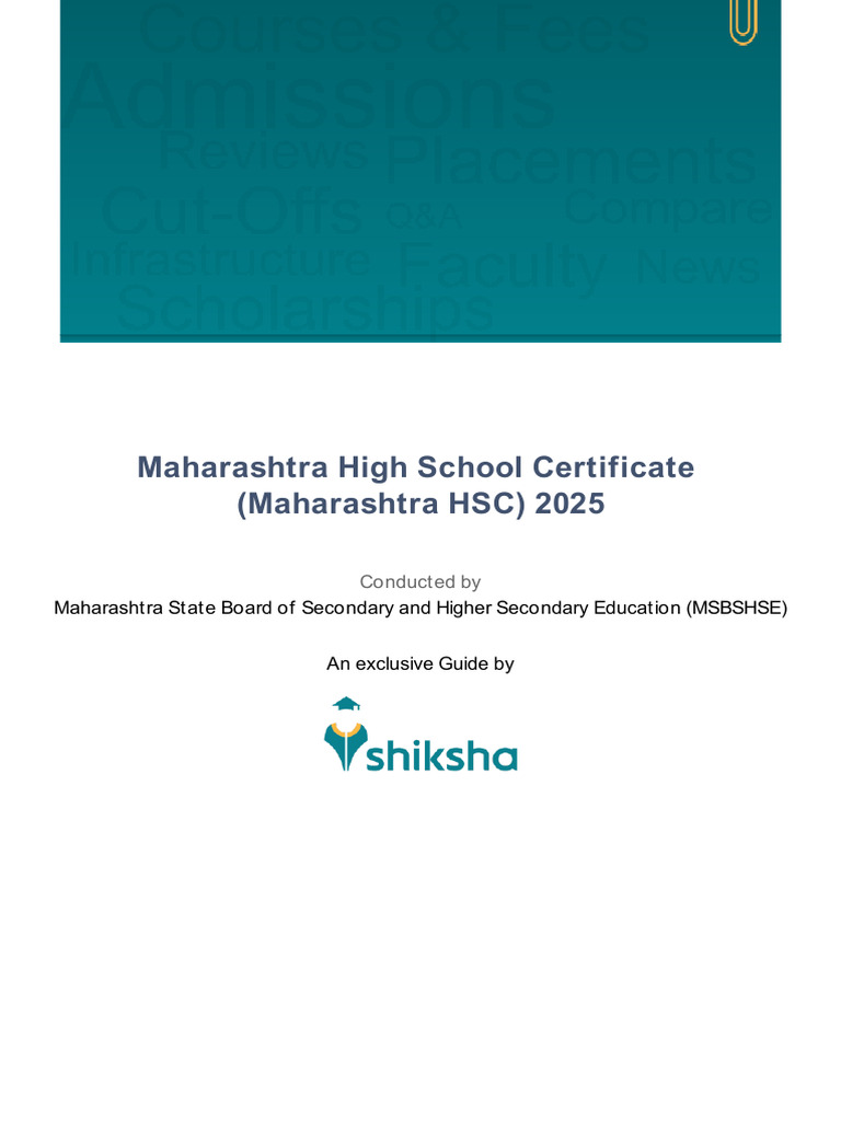 Maharashtra HSC 2025 Admit Card Guide | PDF | Secondary Education ...