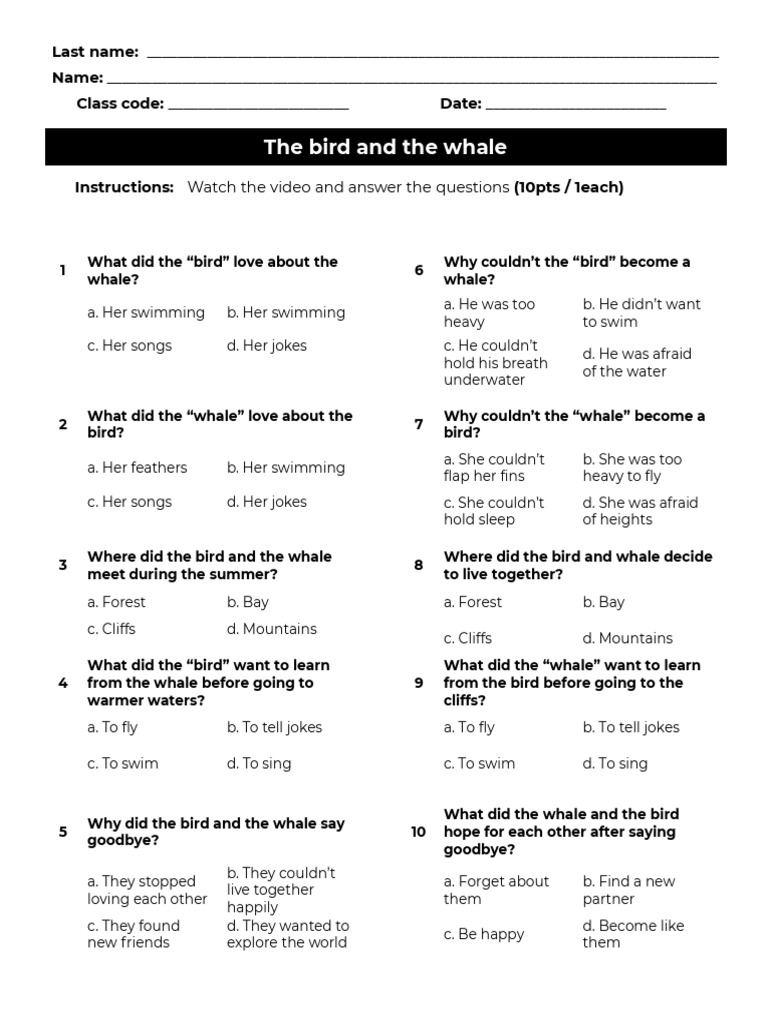 U2L1 - Bas | PDF | Mouse | Whales