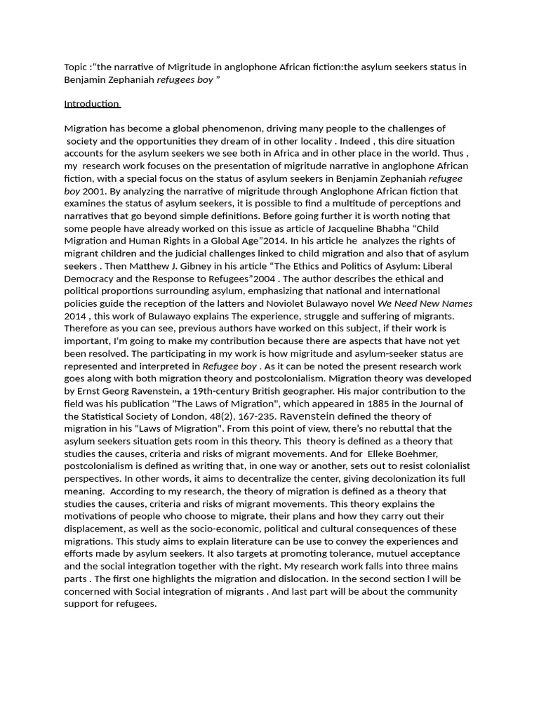 correction | PDF | Human Migration | Asylum Seeker