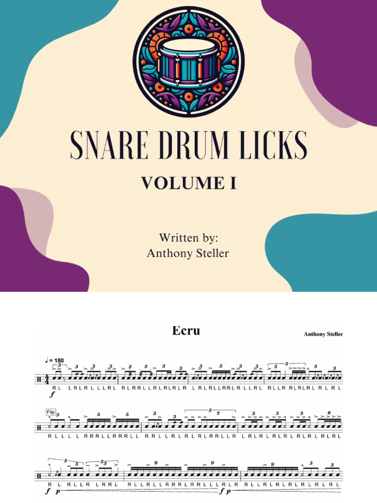 Snare Drum Licks Volume 1 | PDF
