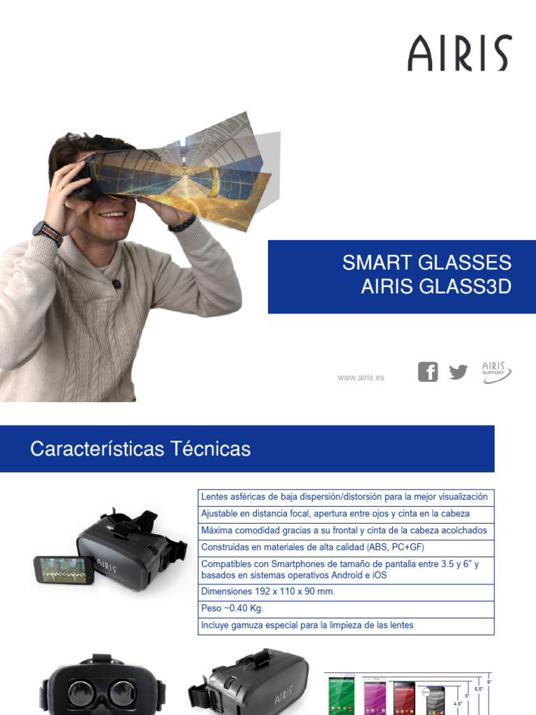 Glas3d QG Es | PDF | Realidad virtual | Smartphone