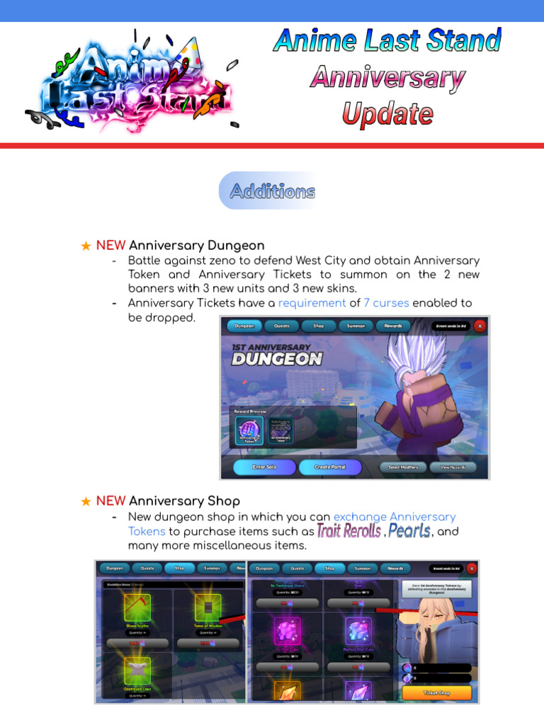 ? ALS Anniversary Update ? | PDF