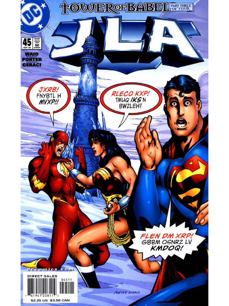 004 JLA 045 Tower of Babel 3 | PDF