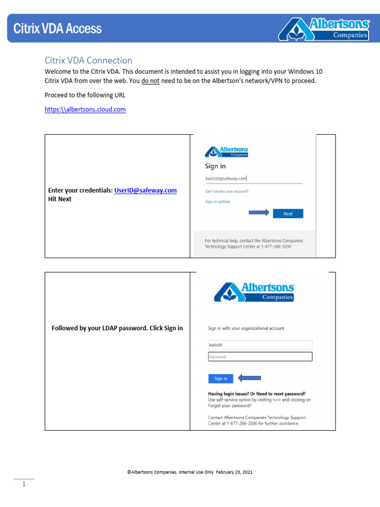 MFS Onboarding Process - Remote Initial Login (Updated) | PDF | Citrix ...