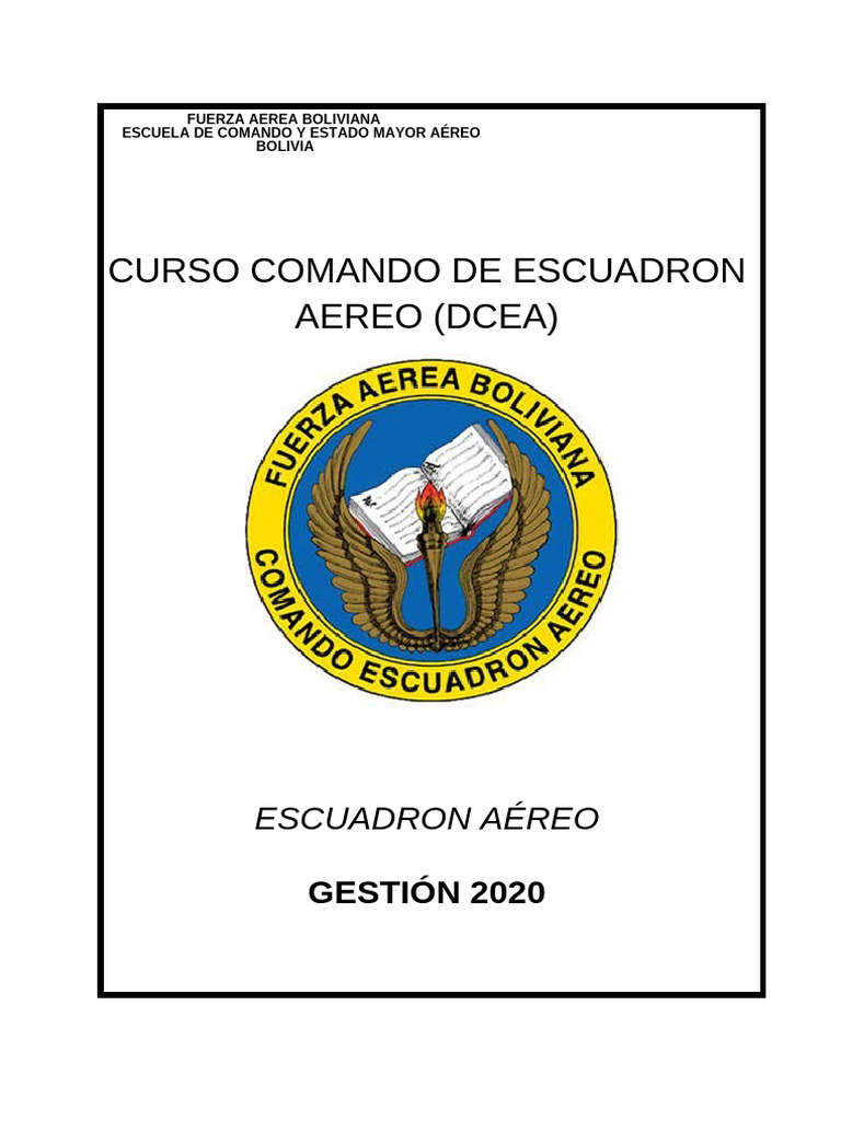 Reglamento del Escuadrón Aéreo 2020 | PDF | Personal (militar ...