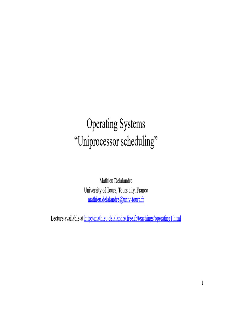 part3 | PDF | Scheduling (Computing) | Process (Computing)