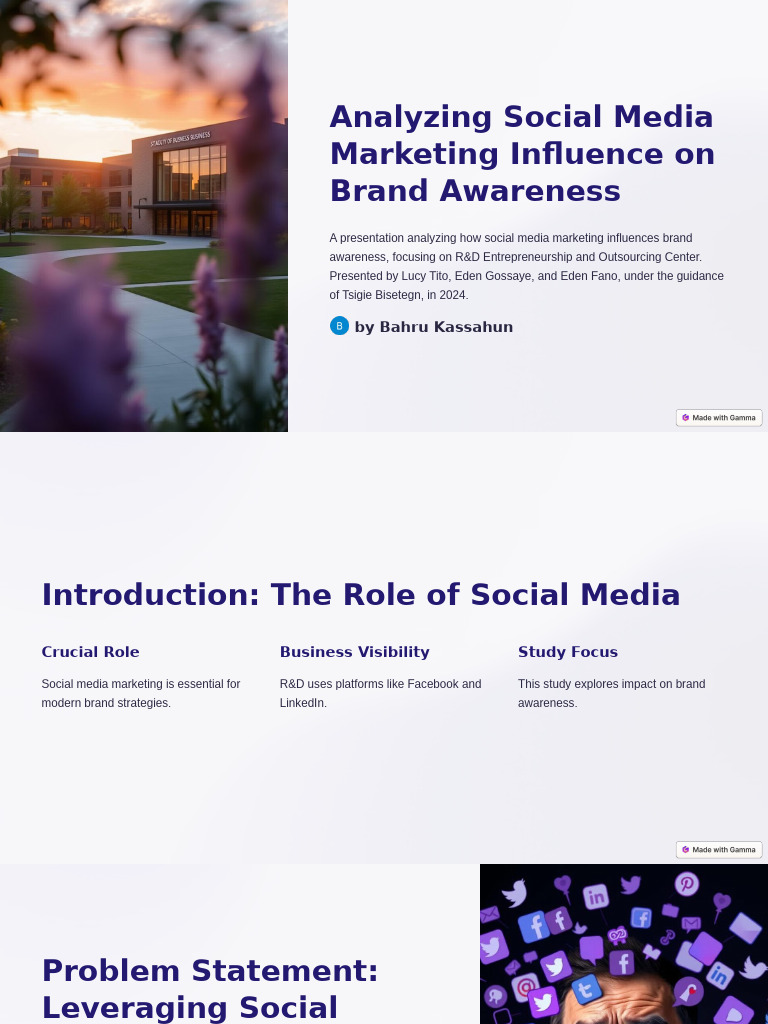 Analyzing Social Media Marketing Influence On Brand Awareness | PDF ...