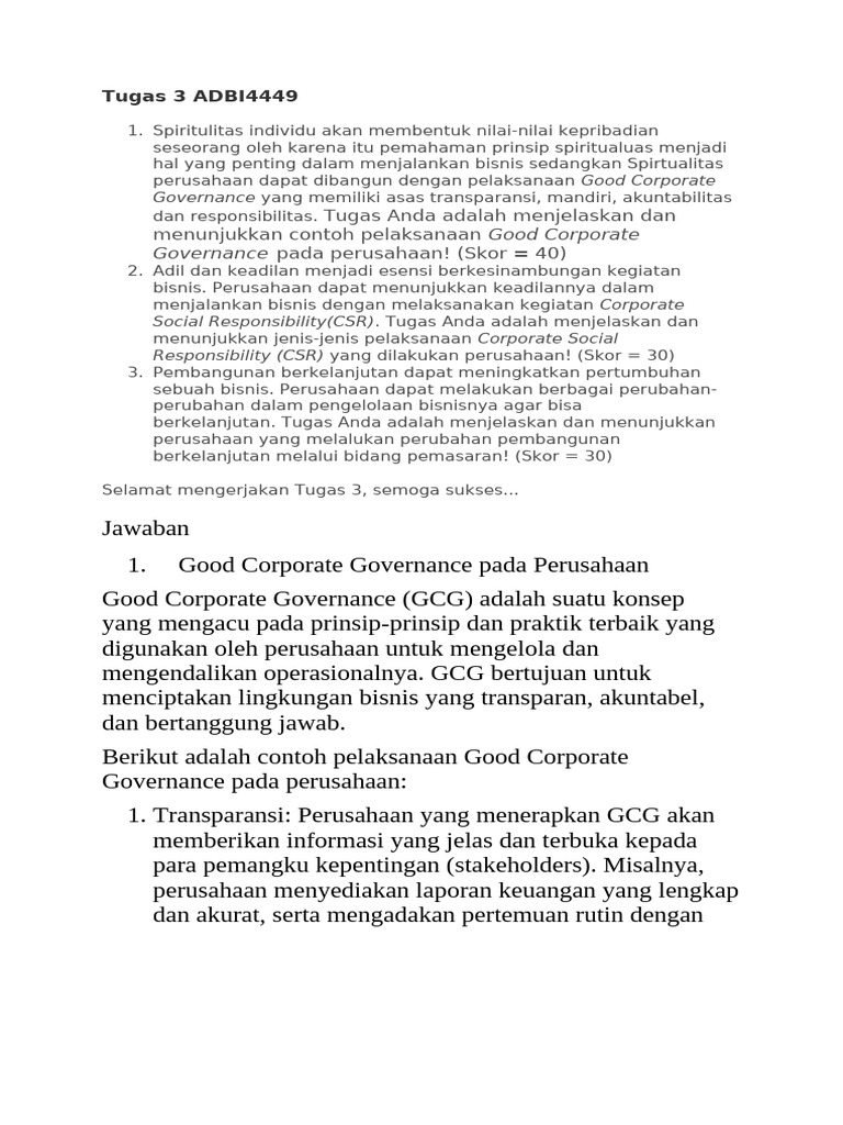 Tugas 3 Dari Sesi 7 Filsafat Bisnis | PDF