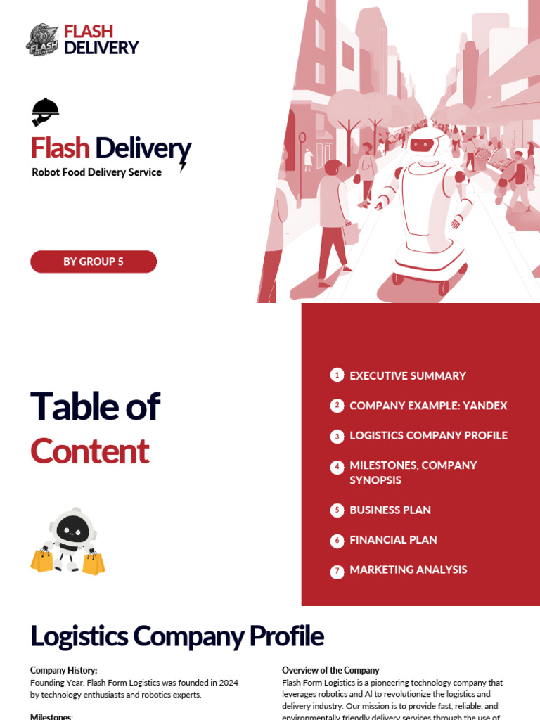 Flash Delivery (Group 5) | PDF | E Commerce | Logistics