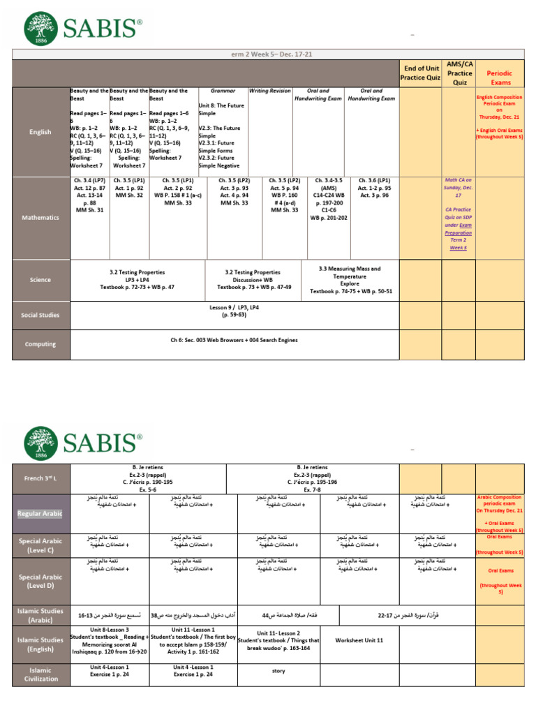 2324 Level E (Grade 3) Term 2 Week 5 SDP Weekly Plan | PDF