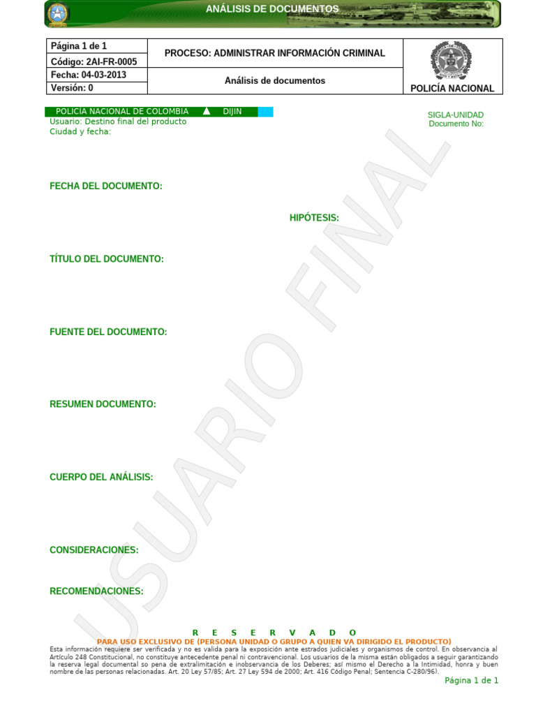 2AI-FR - 0005 Analisis de Documento | PDF