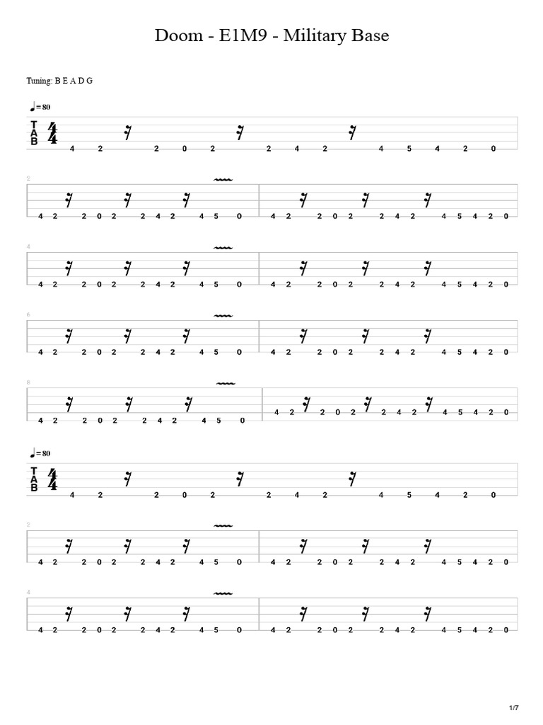 DOOM - E1M9 - MILITARY BASE INTERACTIVE TAB by Misc Computer Games @ | PDF