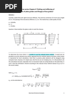 Chequered Plate Design Calculations | PDF