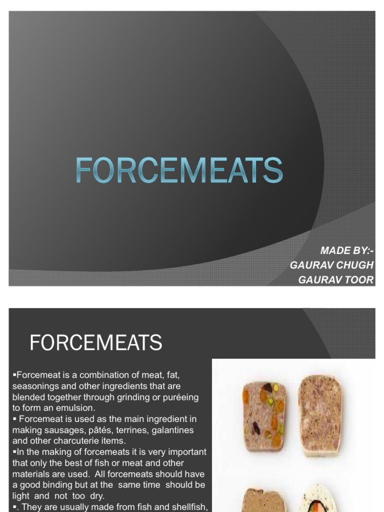Force Meats | PDF