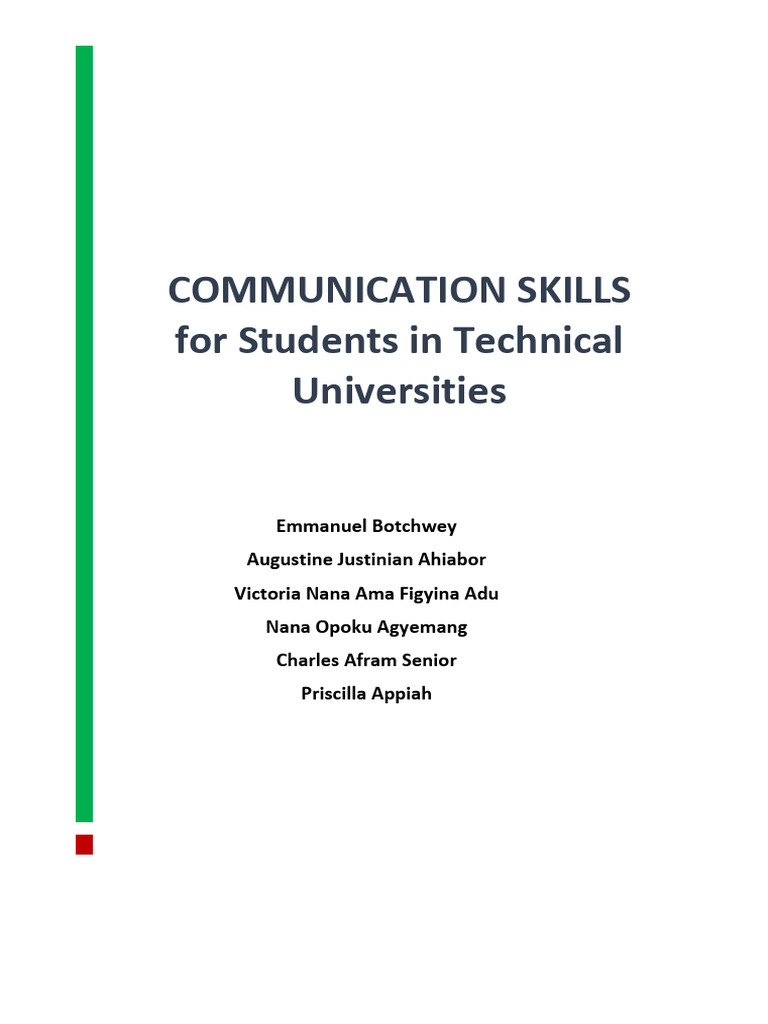 Comm Skills Book A4 | PDF | Communication | Part Of Speech