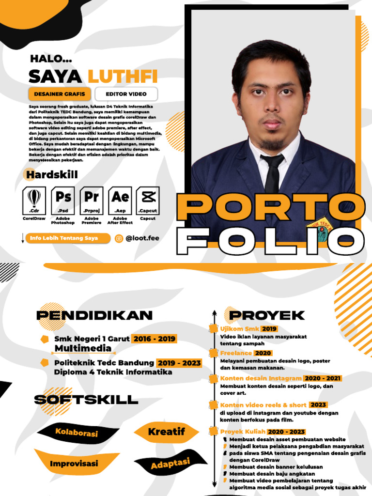 Portofolio Luthfi Rizal Nurfataa | PDF