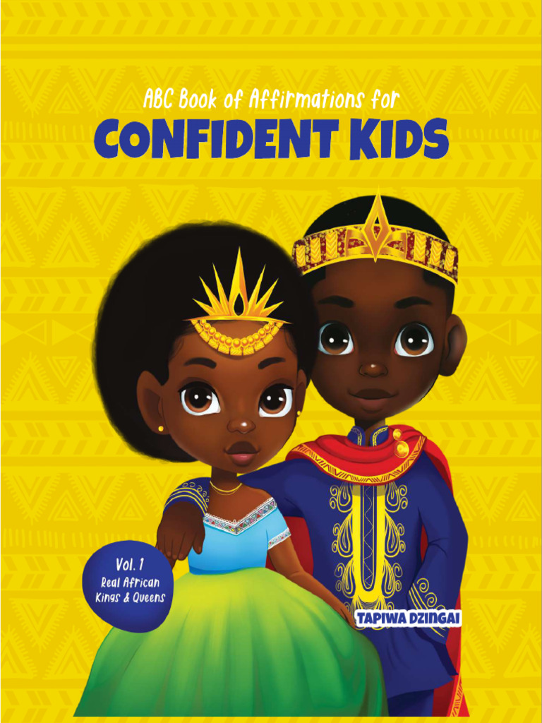 Vol. 1 Real African Kings & QUeens ABC Book of Affirmations For ...