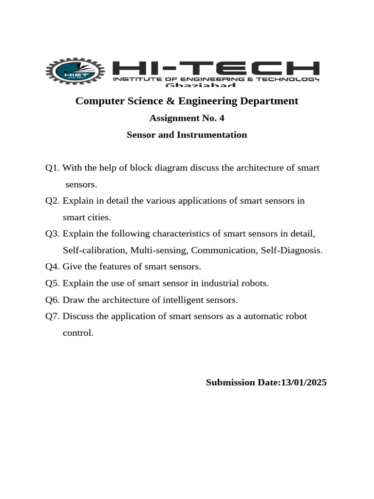 Sensor 4 | PDF