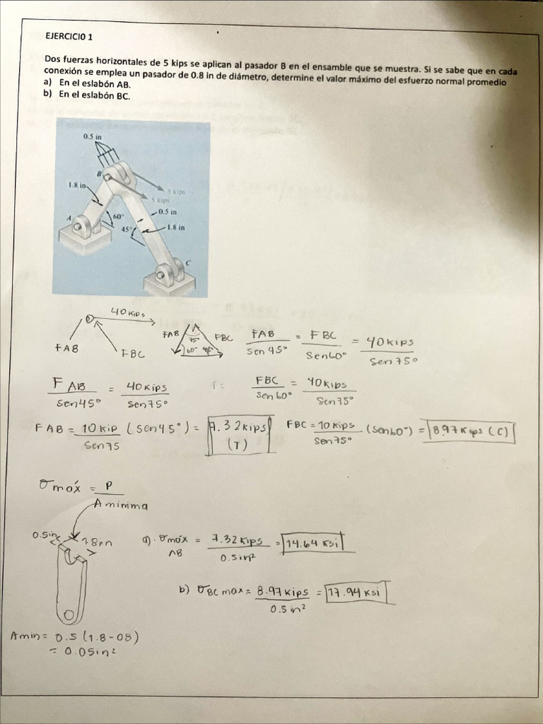 Tarea de Resistencia de Materiales | PDF