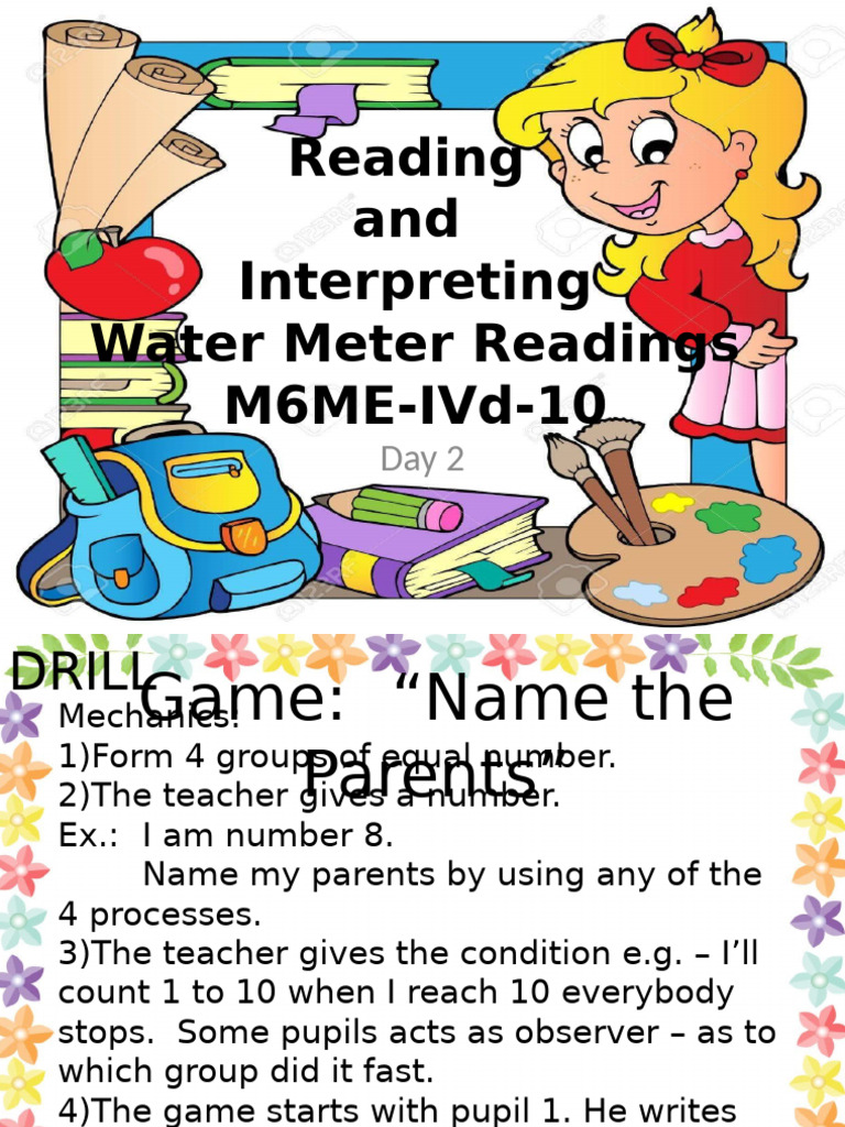 Reading and Interpreting Water Meter Readings DAY 2 | PDF | Mathematics ...