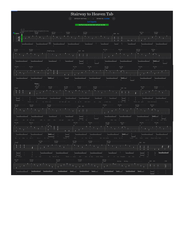 Stairway to heaven tab | PDF
