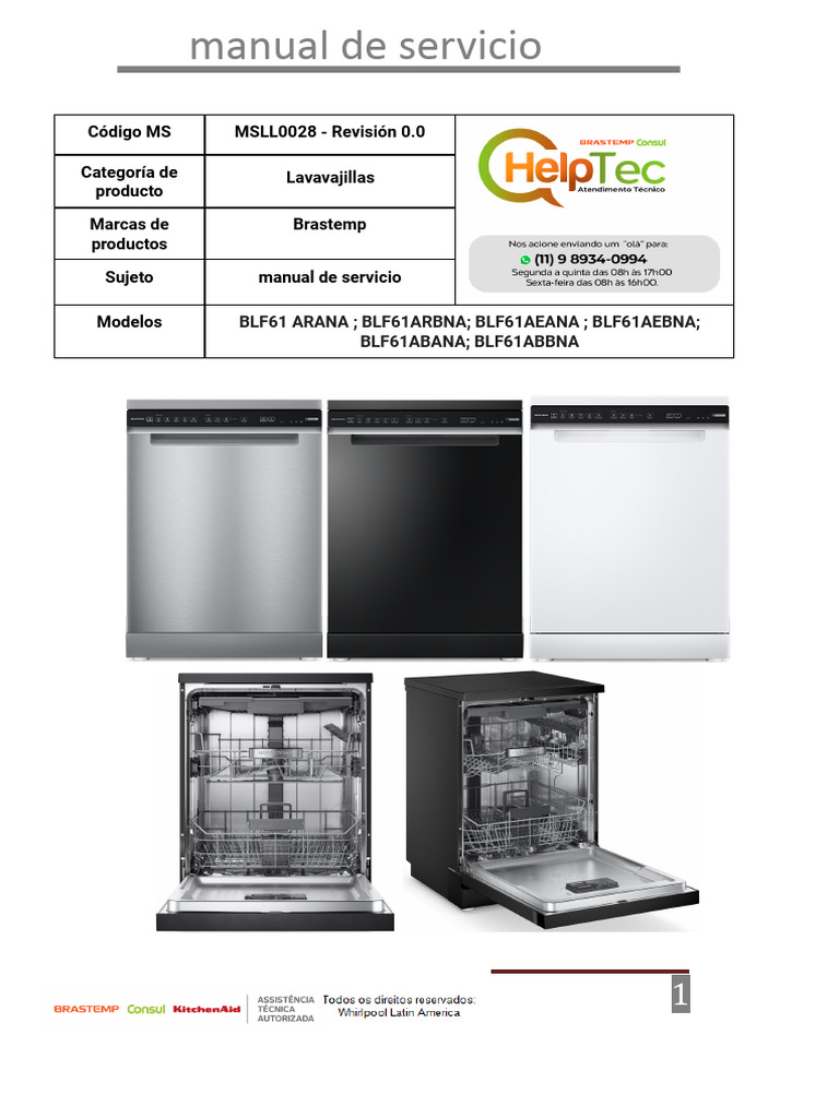 1730326902609_6722b12e059d8 | PDF | Lavavajillas | Enchufes y tomas de corriente alterna