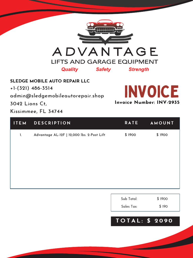 Blue and Yellow Geometric Invoice | PDF