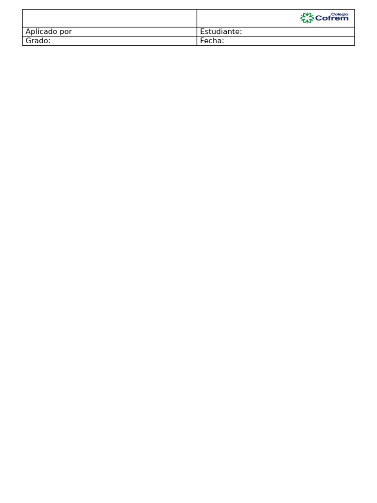 Formato Con Logo de Cofrem | PDF