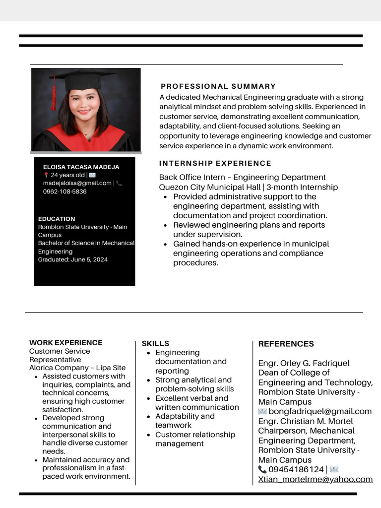 Black and White Simple Lined Virtual Assistant Resume PDF | PDF | Social Psychology | Communication