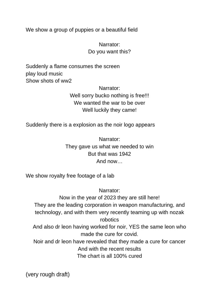 Spoof ad script | PDF