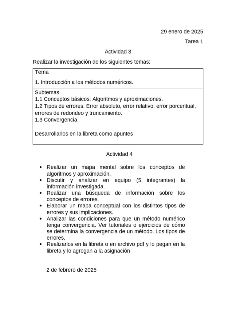 Tarea 2 Met Num. A-D 2020 | PDF
